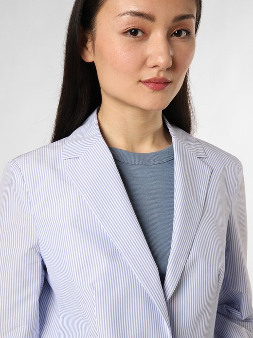 Tommy Hilfiger Damen Blazer hellblau weiB gestreift 44