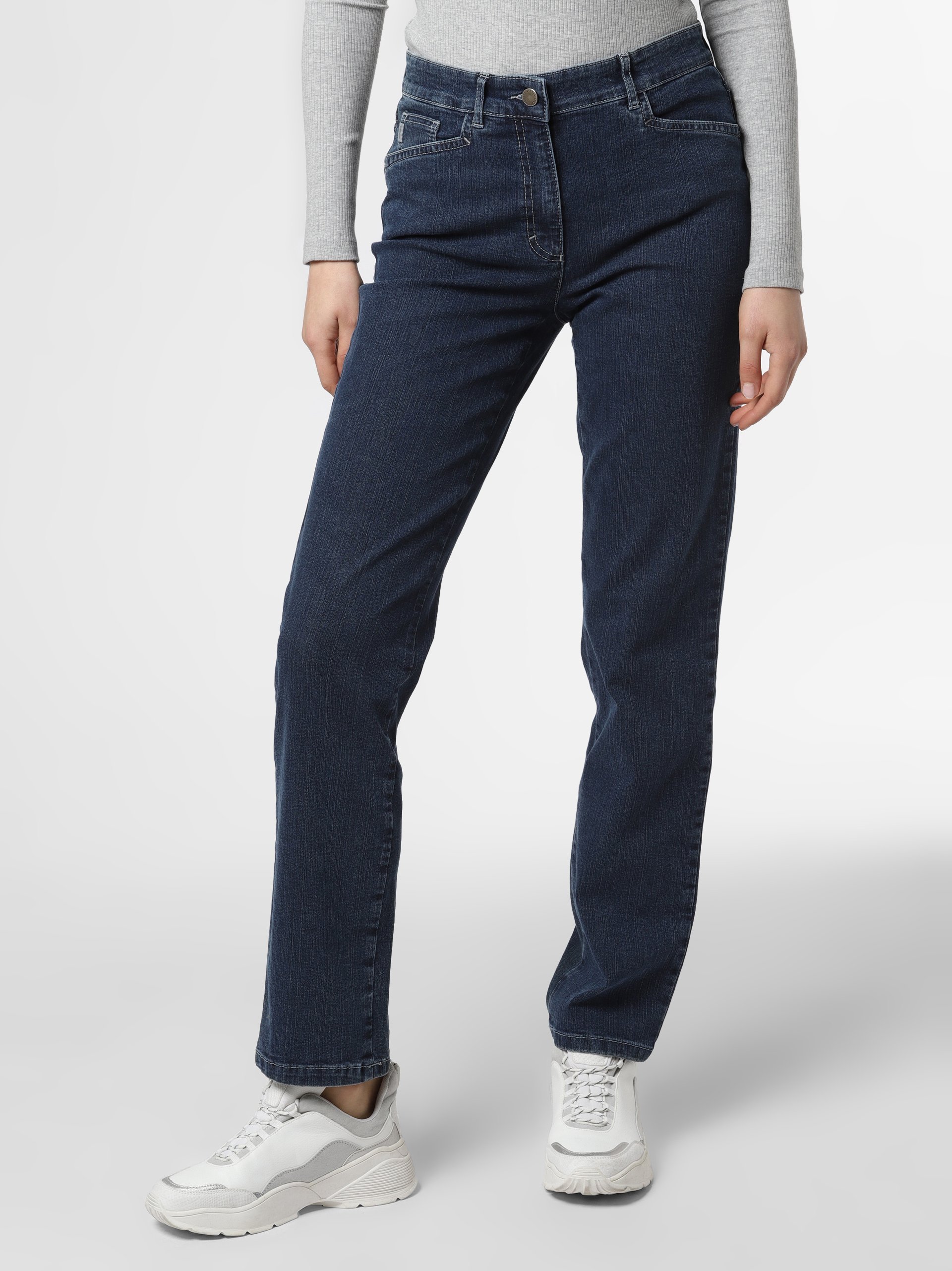 Zerres Damen Jeans - Tina medium stone uni online kaufen | VANGRAAF.COM